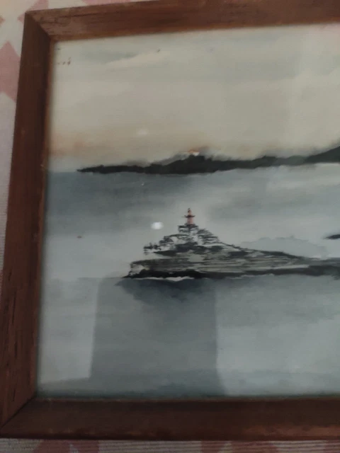 ANCIEN TABLEAU AQUARELLE ancienne signé philippe chapelle daté 89 EUR 19,00 - PicClick FR