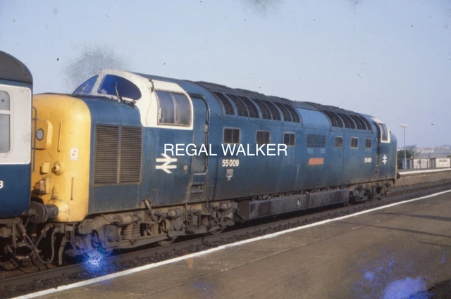ORIGINAL 35MM SLIDE British Railway - Class 55 Deltic 55009 Grantham ...