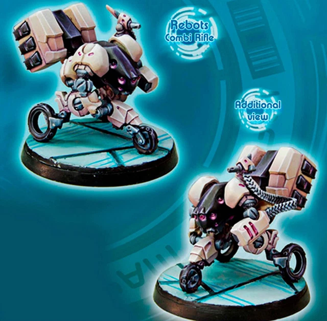 FUSIL COMBINÉ PROBOTS B Probot Combi assemblé Aleph Corvus Belli SPTeam ...