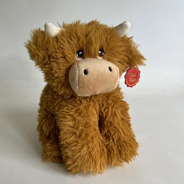 KEEL TOYS KEELECO Soft Toy Cuddly Plush Highland Cow Stuffed Animal Plushie 8” £10.95 - PicClick UK