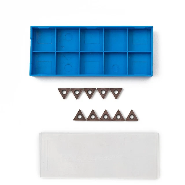 10X LATHE CARBIDE Triangular Tips Inserts Turning Cutting Tools TCMT ...