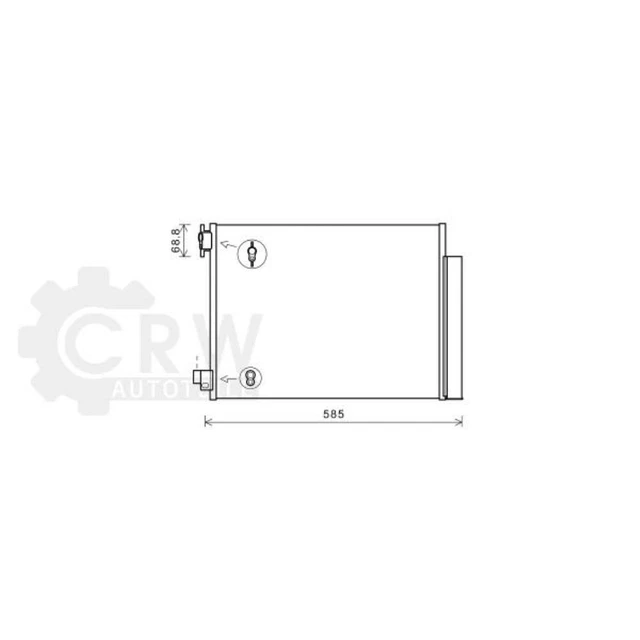 CONDENSATEUR CLIMATISATION POUR Dacia Duster 1.3 Tce 150 4x4 Bj.19-20 ...