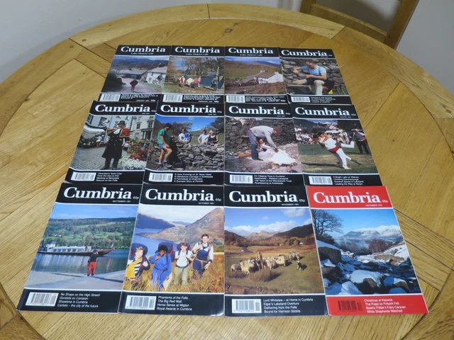 12 X CUMBRIA Magazine - 1991 £12.92 - PicClick UK