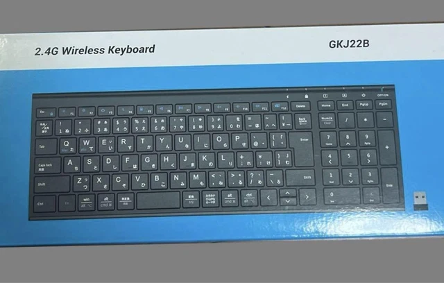 WIRELESS KEYBOARD, JIS standard, Japanese layout, with numeric keypa ...