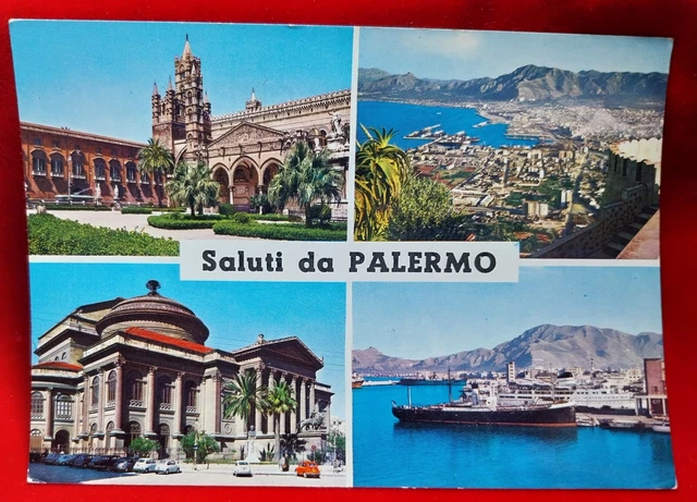 CARTOLINA SALUTI DA Palermo ( C 26 ) EUR 1,20 - PicClick IT