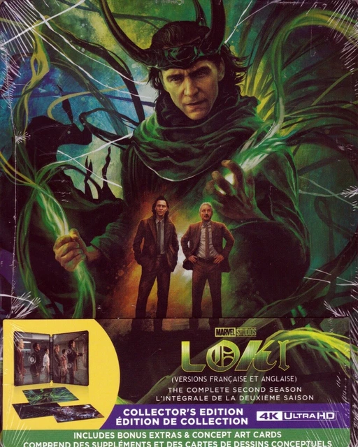 MARVEL STUDIOS LOKI COMPLETE SECOND SEASON 4K ULTRA HD SET with ...