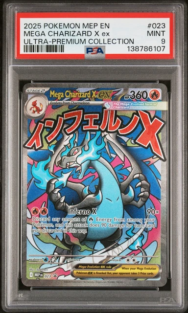 2025 POKEMON MEP Ultra-Premium Collection #023 Mega Charizard X Ex Psa ...