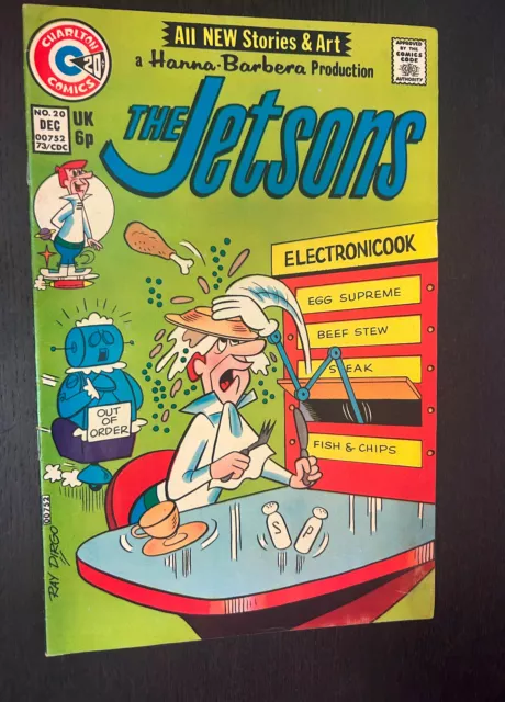 Jetsons 20 Charlton Comics 1973 Bronze Age Television Fn £8