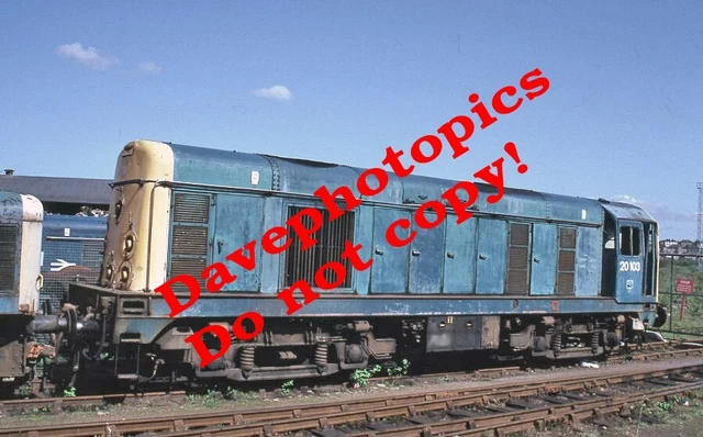 ORIGINAL 35MM Slide Diesel / Engine Railway 20103 Springburn works ...