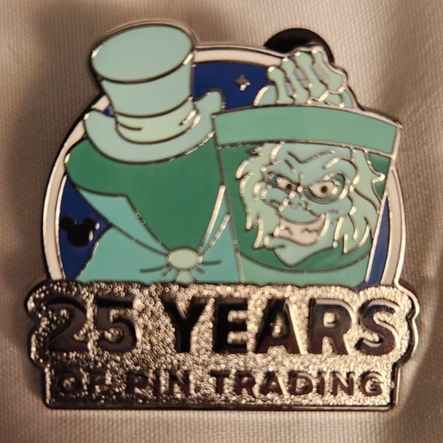 2025 DISNEYLAND HIDDEN Mickey 25 Years of Pin Trading Hat Box Ghost ...