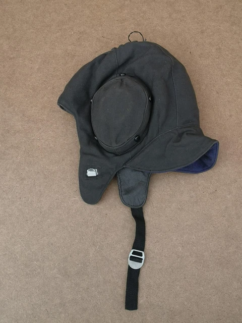 ORIGINAL VINTAGE RUSSIAN Soviet Pilot Flight Helmet Cap Hat USSR Air ...