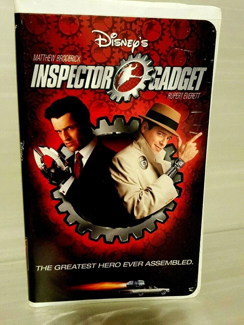 DISNEY'S INSPECTOR GADGET (VHS, 1999, in Clam Shell Case) Matthew ...