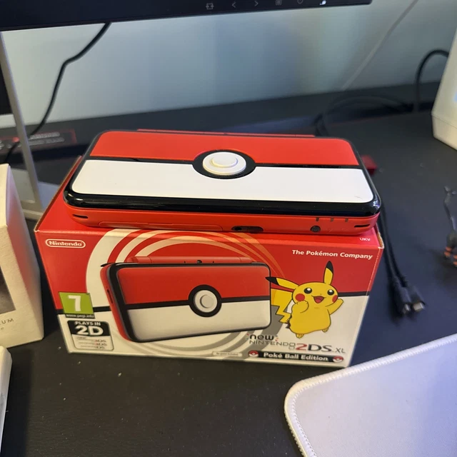 NINTENDO 2DS XL Pokemon Pokeball Edition Handheld Console - Red £174.00 ...