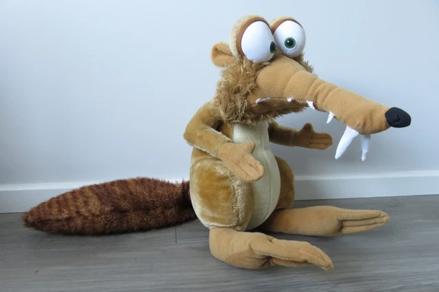 ICE AGE 2 The Meltdown Large Giant 17'' Scrat Squirell Rat Plush Soft ...