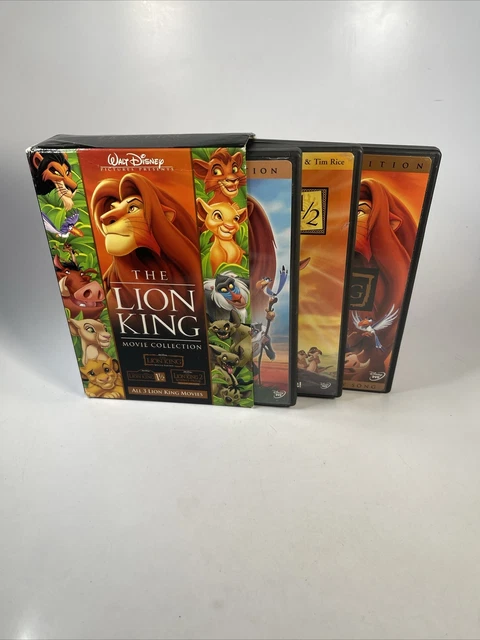 The Lion King Trilogy Dvd 2004 Box Set Ebay