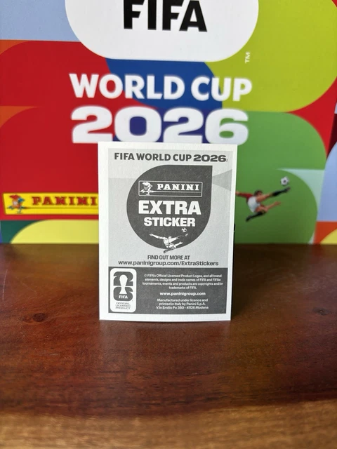 PANINI FIFA WORLD Cup 2026 Gold Extra Sticker Alphonso Davies Canada £ ...
