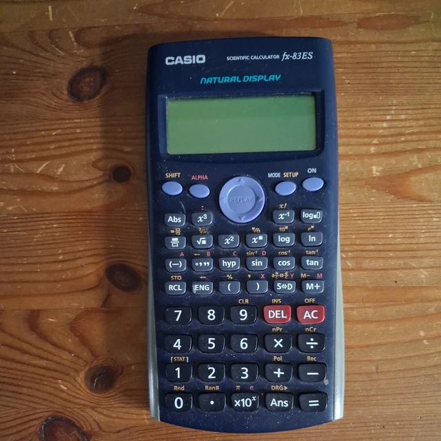 CASIO FX-83ES SCIENTIFIC Calculator GCSE A Level Approved Tested ..no ...
