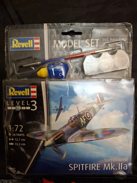 REVELL SUPERMARINE SPITFIRE Mk IIA. 1/72 Scale Model Kit 03953 £10.00 - PicClick UK