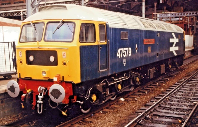 CLASS 47 NO 47579 in revised at liverpool street £1.20 - PicClick UK