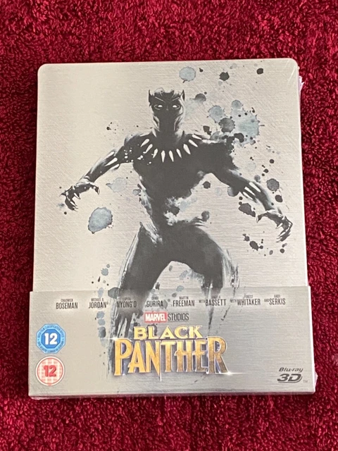 MARVEL’S BLACK PANTHER 3D & 2D Blu Ray Steelbook Zavvi Uk New Sealed EUR 46,62 - PicClick IT