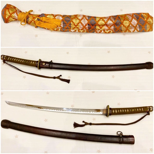 WW2 IMPERIAL JAPANESE Army Officer's Type 98 Gunto Koshirae Sword ...