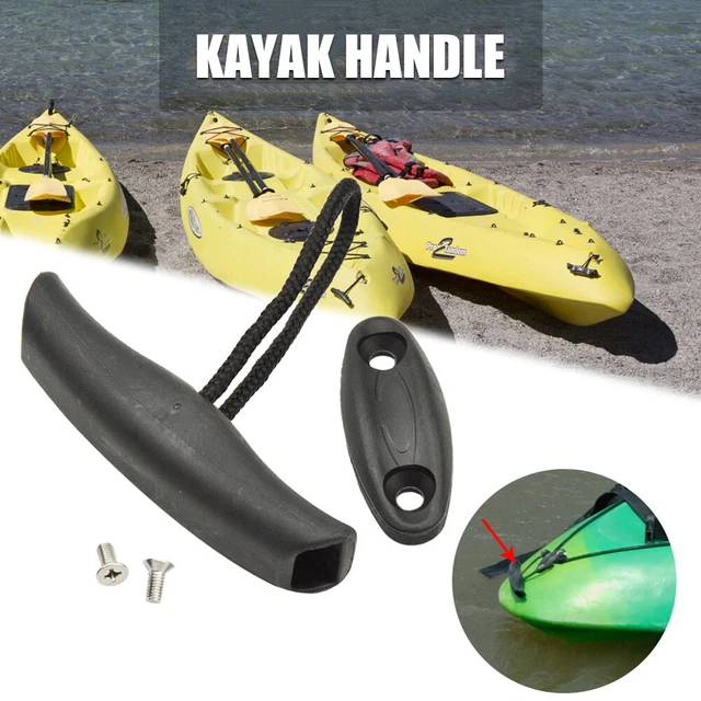 KAYAK BOAT CANOE Paddle T Handle Nylon Dinghy Tail Rudder Carry Handles ...
