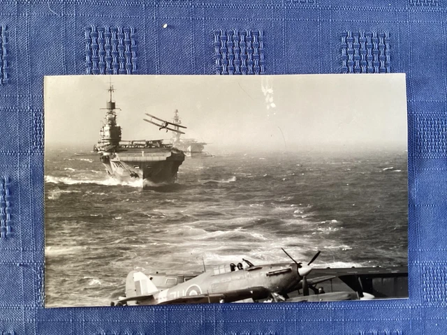 WW2 ROYAL NAVY Aircraft Carriers, Operation Pedestal, Mediterranean ...
