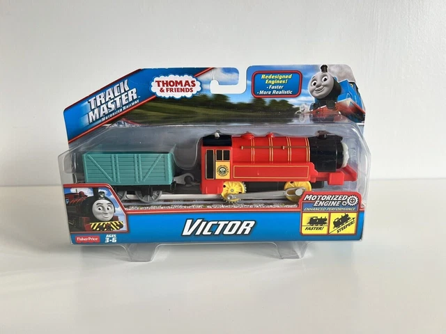 THOMAS & FRIENDS Trackmaster Motorized Railway Victor Plus Wagon Brand ...