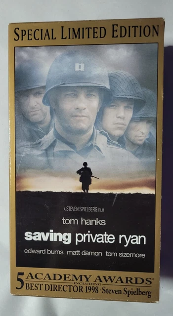 SAVING PRIVATE RYAN VHS 1999 Tom Hanks Steven Spielberg Special Limited ...