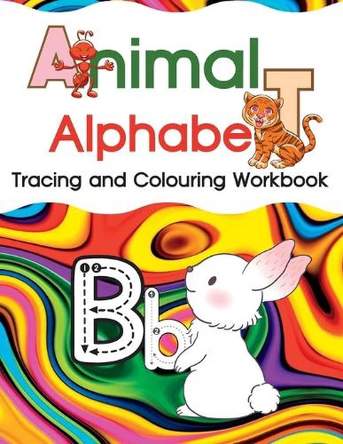 ANIMAL ALPHABET: TRACING and Colouring Workbook by Thp Kidz Zone ...