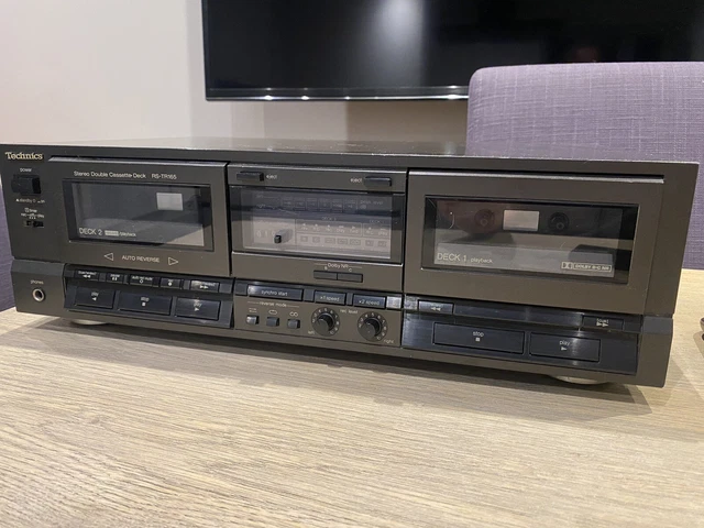TECHNICS DECK DOPPIA cassetta stereo RS-TR165 EUR 93,48 - PicClick IT