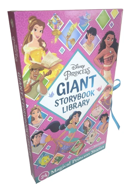 DISNEY PRINCESS GIANT Storybook Library 24 Magical Princess Stories £19 ...