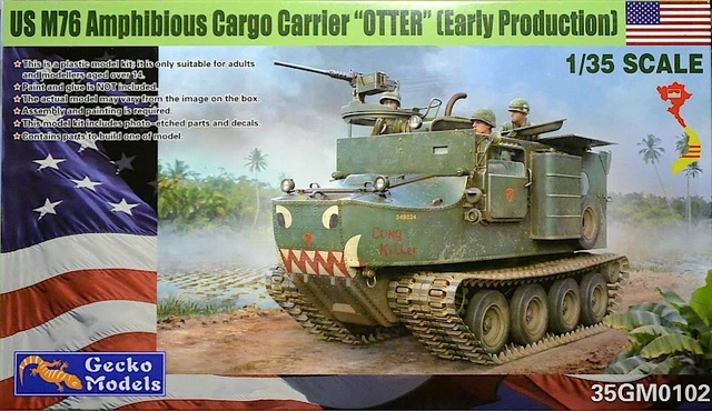 GEKKO EL GEC35-GM0102 1/35 M76 Otter Amphibious Cargo Carrier Early ion ...