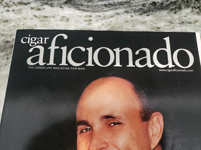 CIGAR AFICIONADO MAGAZINE Rudy Giuliani $10.00 - PicClick CA