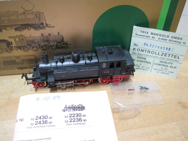 TRIX EXPRESS 2236 Older Steam Locomotive with Original Packaging ...