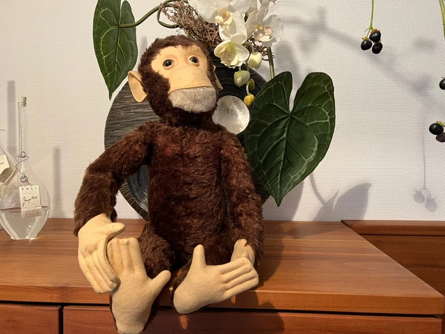 SCHUCO YES-NO AFFE MONKEY Chimpanse 50 cm Tricky sehr schöner Zustand ...