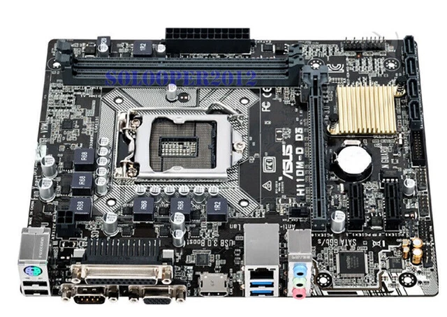 ASUS H110M-D D3 LGA 1151 Motherboard Intel H110 USB3.0 DDR3 DIMM Micro ATX £133.42 - PicClick UK