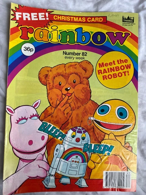 RAINBOW COMIC #82 Vintage Early 90s Thames ITV Collectable Bungle Zippy ...