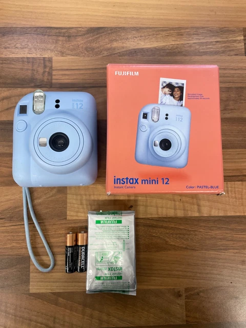 FUJIFILM INSTAX MINI 12 Instant Camera - Pastel Blue £60.00 - PicClick UK