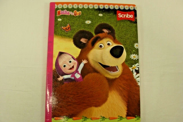 MASHA Y EL Oso/ Masha and the bear composition school notebook £9.40 ...
