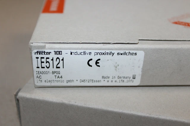 IFM EFFECTOR IE5121 Proximity Switch Inductive Sensor New 366/0 $41.43 ...