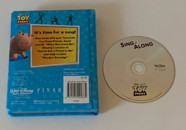 DISNEY TOY STORY Sing Along Board Book with CD 12 SONGS FROM WOOD Y AND ...