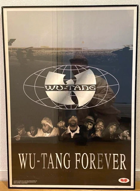 POSTER DEL WU Tang Clan ''Forever'' Vintage anni '90 Album ufficiale ...