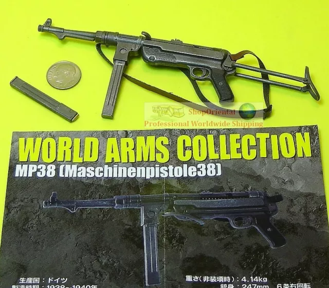 F-TOYS 1:6 SCALE Action Figure Ww2 Machine Gun Model German Smg Mp38 #6 ...