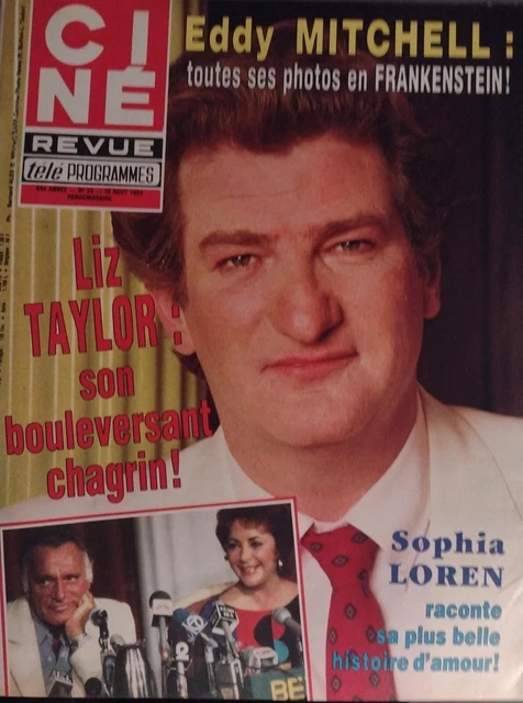 CINE REVUE / Sophia Loren-Lyz Taylor - Eddy Mitchell-Franco Nero / 08 ...