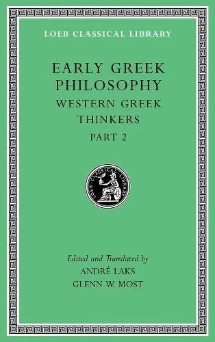 ANDRÉ LAKS EARLY Greek Philosophy, Volume V (Relié) Loeb Classical ...