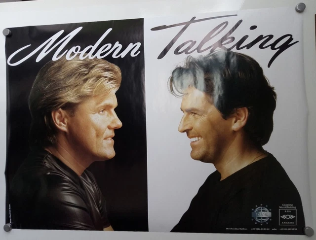 MODERN TALKING BRAVO Poster German 80s Magazine Portrait Poster ...