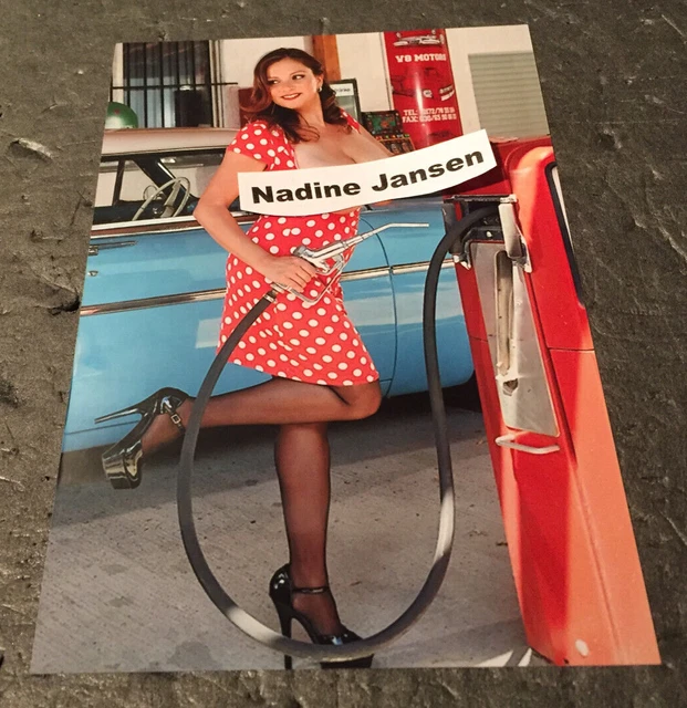 6.102° NADINE JANSEN ° GERMANY - PIN UP GIRL ° FOTO 2er SET ° EUR 1,00 ...
