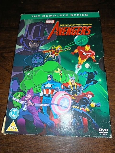 MARVEL AVENGERS COMPLETE series dvd 8 disc set very good condition £13. ...