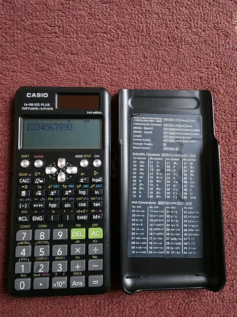 CASIO FX-991 ES PLUS 2nd edition Scientific Calculator - Black £12.50 ...